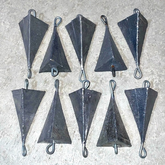 Other | Vintage Fishing Pyramid Weights Sinkers 4oz Lot Of 1ea | Poshmark
